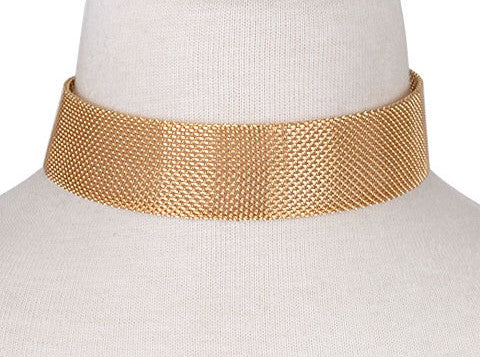 Carmen Mesh Metal Choker – AncientBrand
